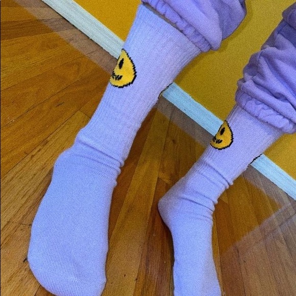 Justin Bieber | Accessories | Justin Bieber Drewhouse Socks Lavender ...